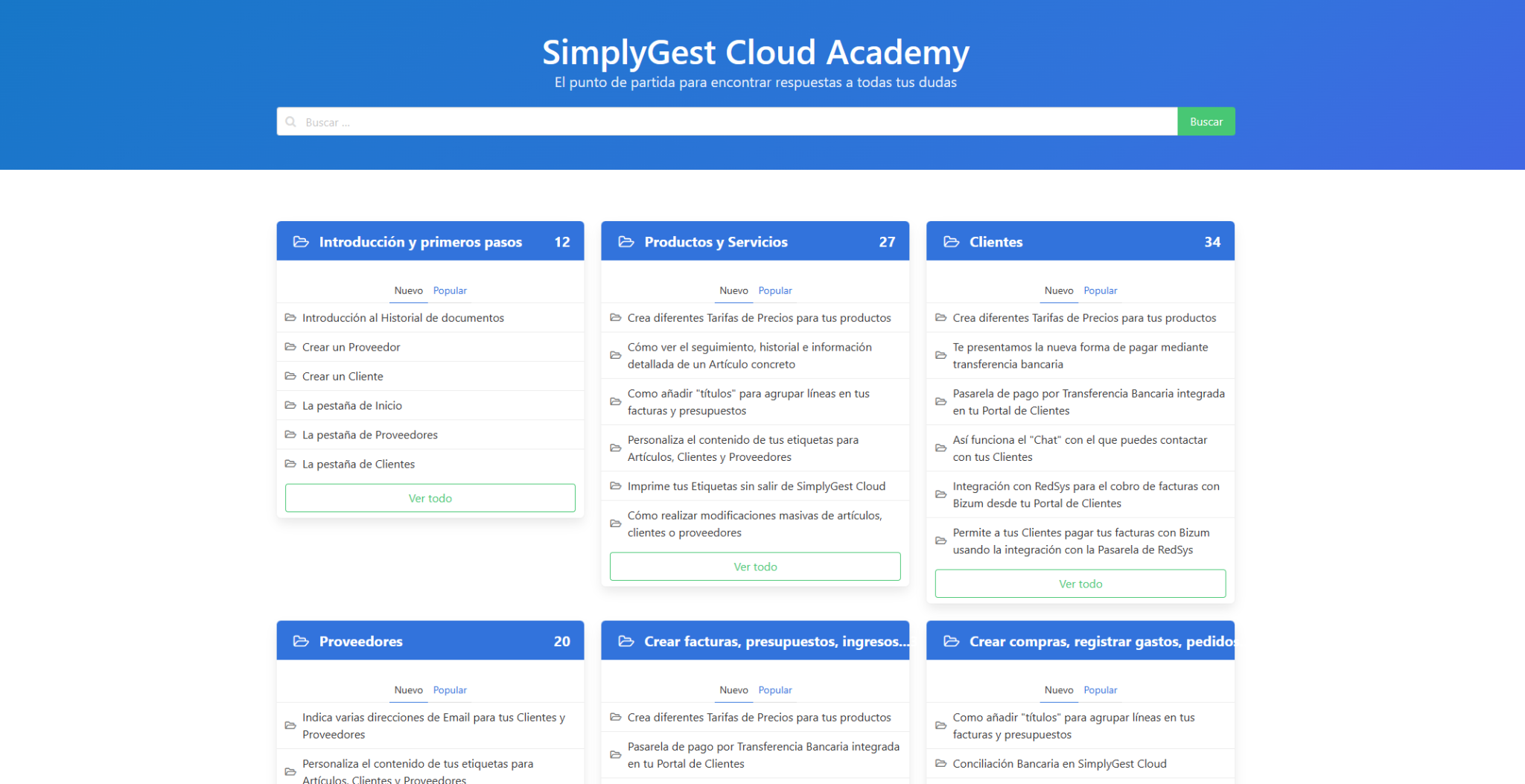 Cómo obtener Ayuda en SimplyGest Cloud | SimplyGest Cloud Academy