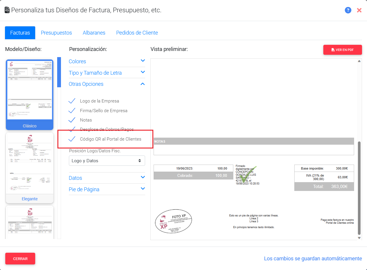 Incluye un Código QR en tus facturas para que tus clientes puedan pagar ...